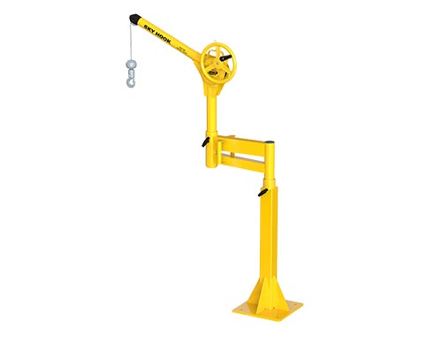 Economy Floor Mount Sky Hooks w/ Articulating Arm