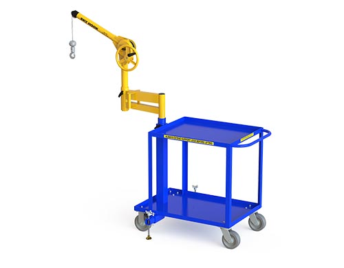 Premium Mobile Cart Sky Hooks with Articulating Arm