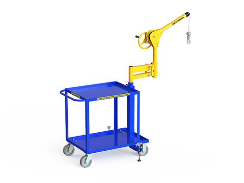 Premium Mobile Cart Sky Hooks with Articulating Arm